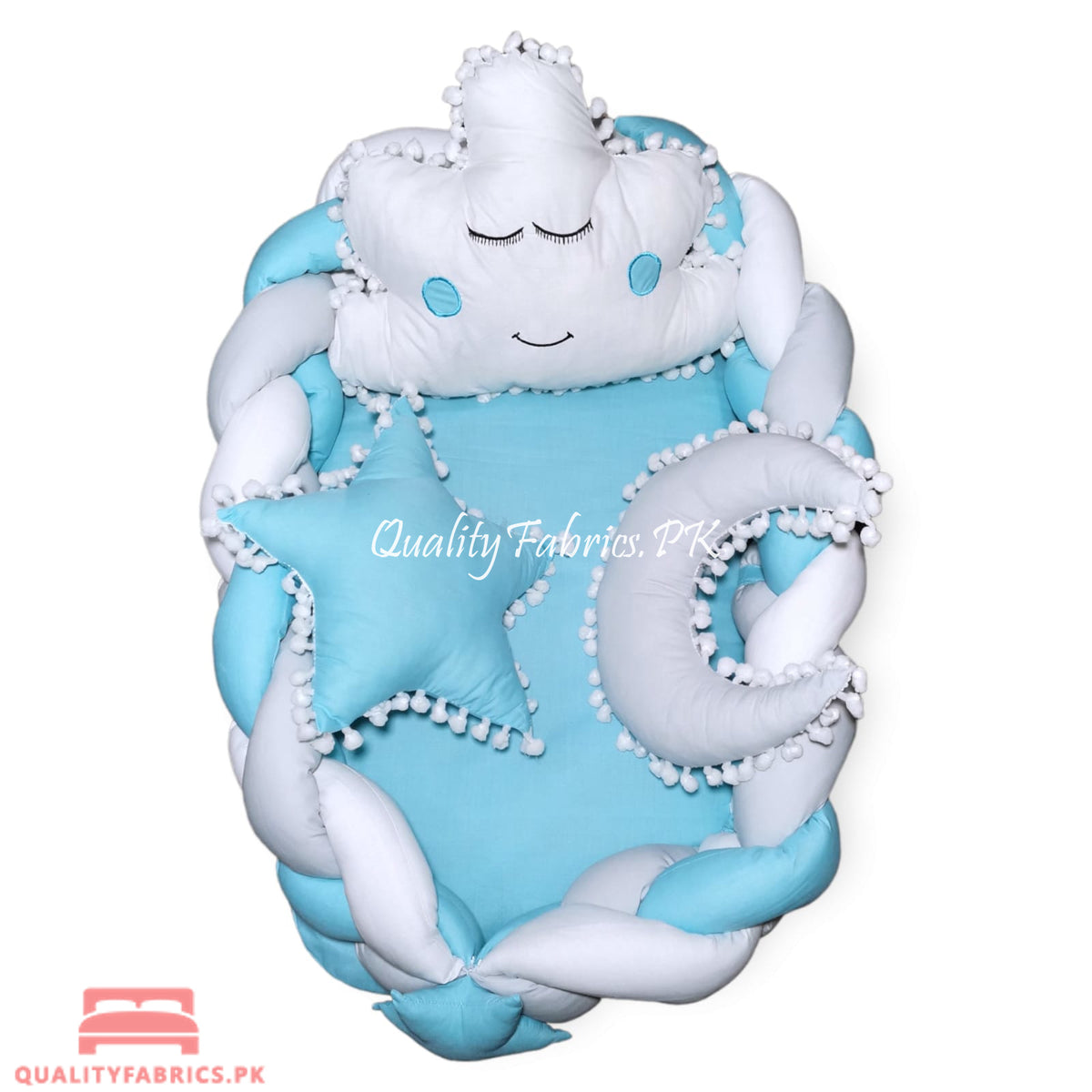 Personalized Personalized Braided Snuggle Bed for Newborns ...